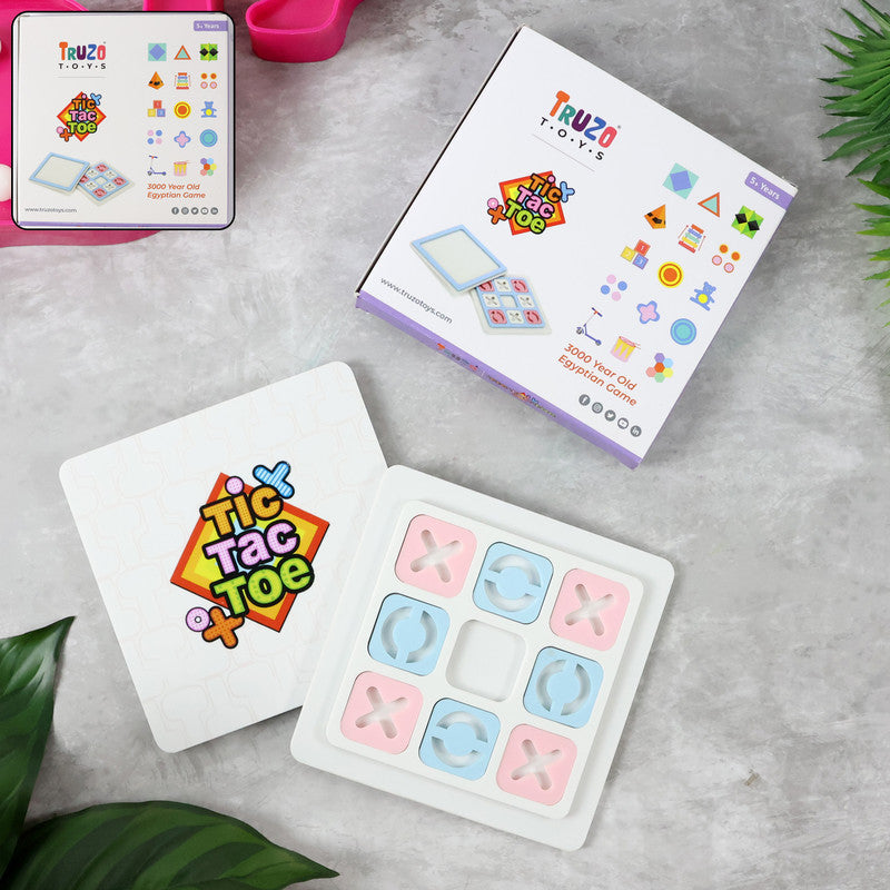 Tic Tac Toe Classic Strategy Board Game for Kids (1 Set ...