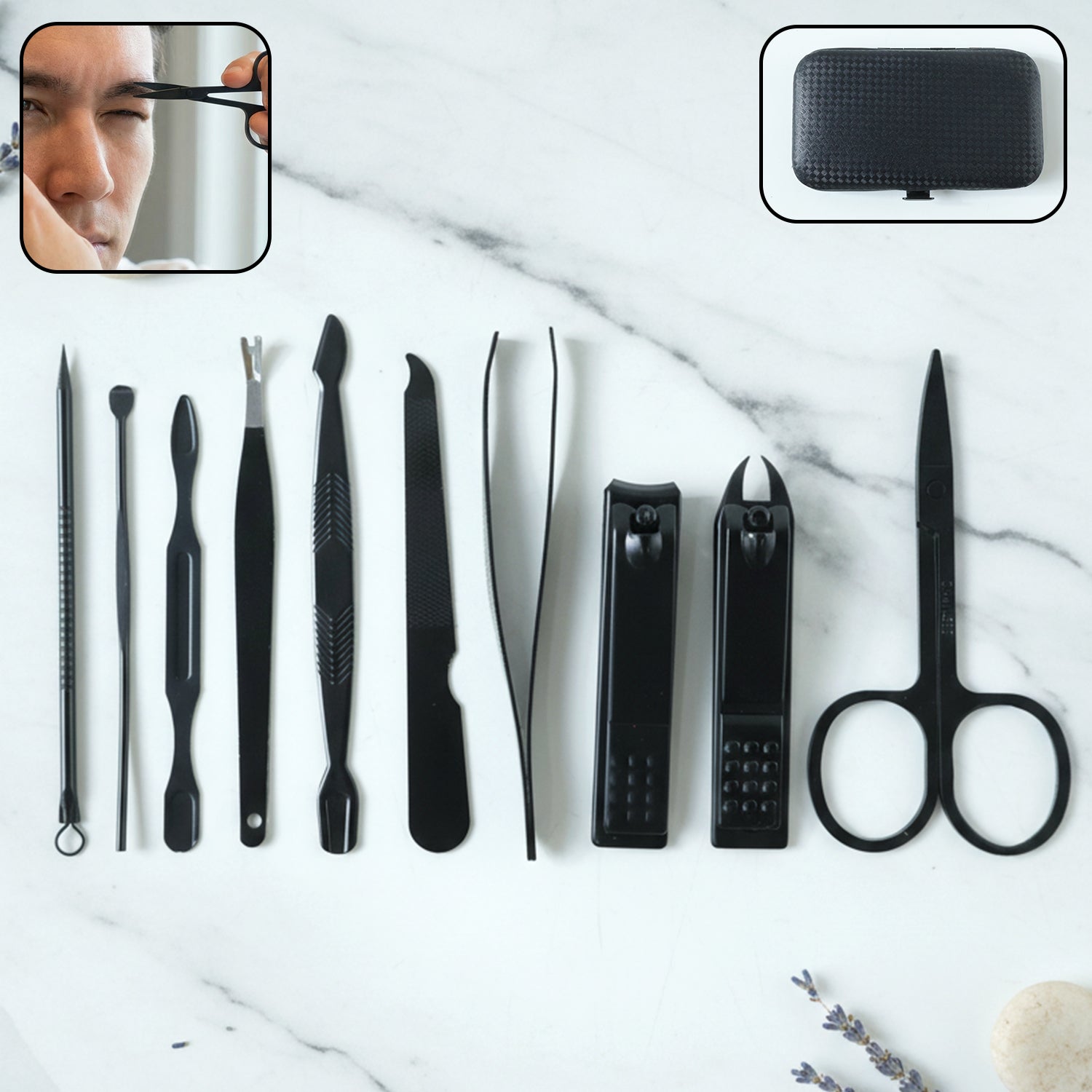 10 in 1 Professional Manicure Pedicure Grooming Kit – gambitproduct.com