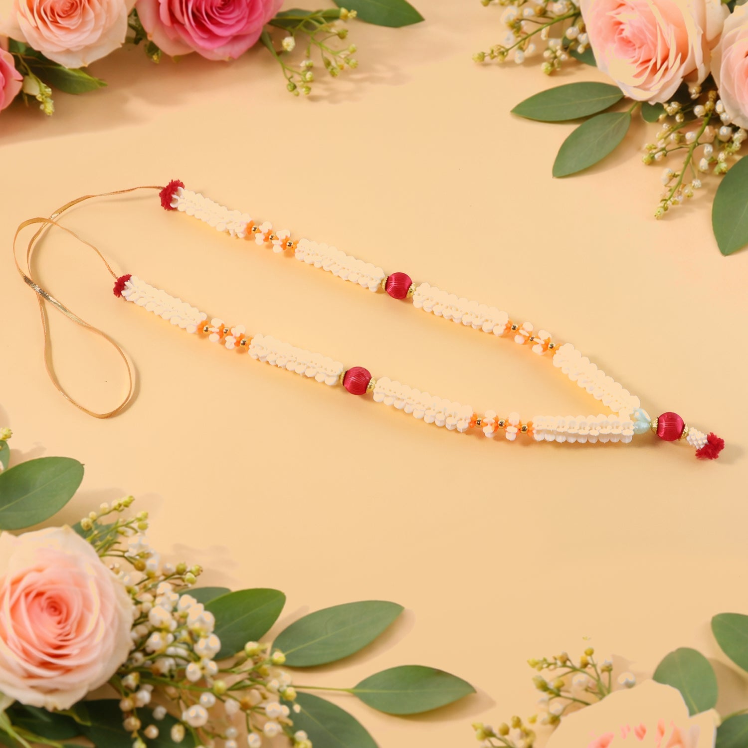 Traditional Decorative Pooja Gajra Garland (1 Pc) – gambitproduct.com