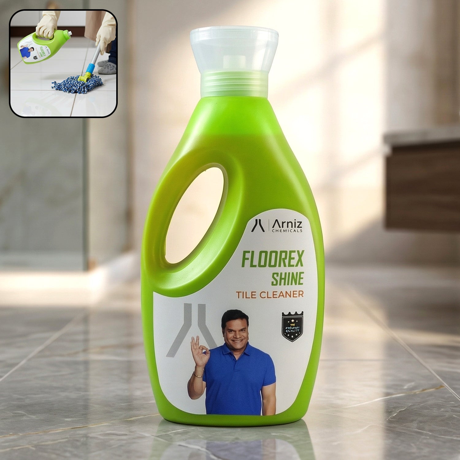 Tile Cleaner Liquid Floor Cleaning Solution for Tiles Marble and Floor ...