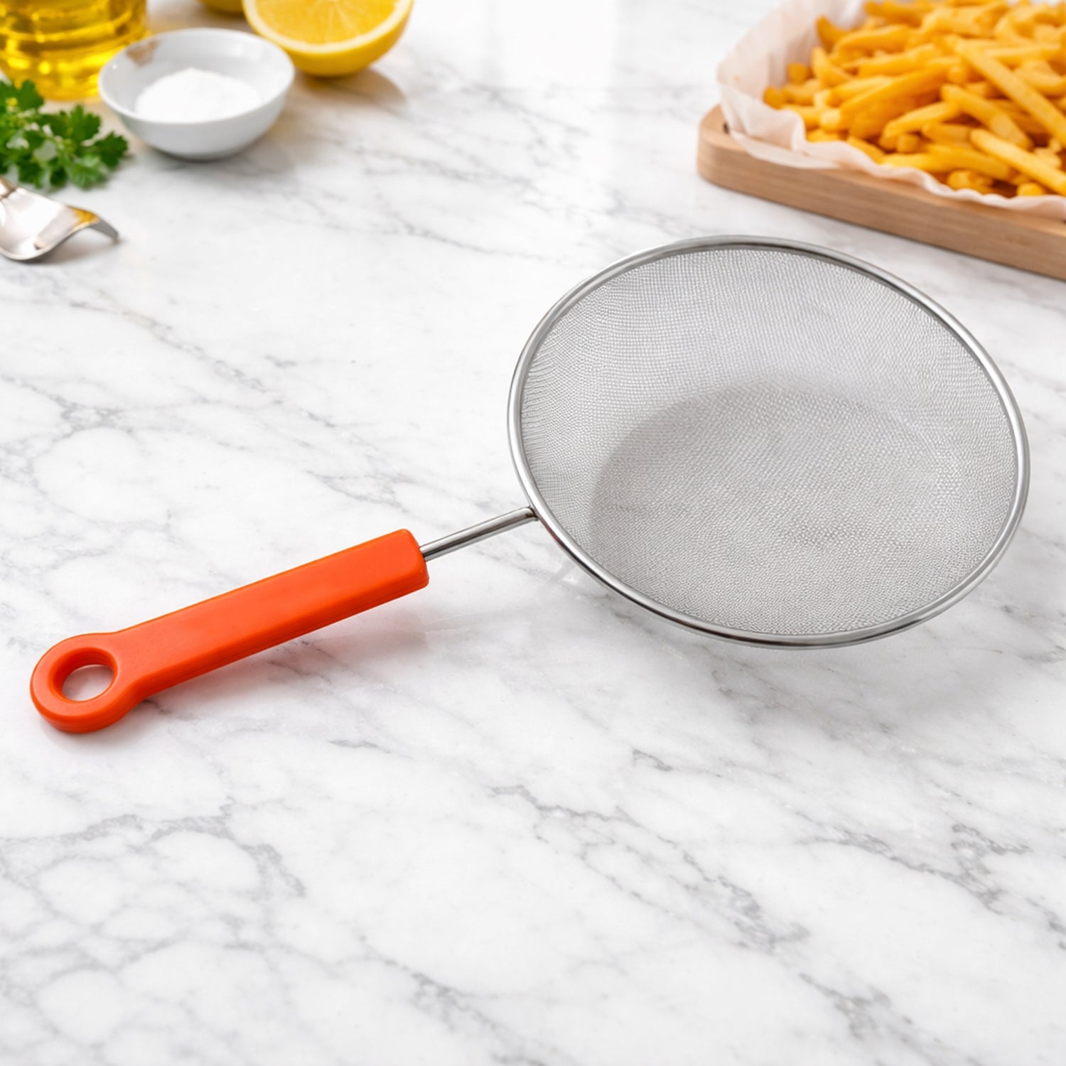 B-Grade Medium Size Fine Mesh Kitchen Strainer (1 Pc) – gambitproduct.com