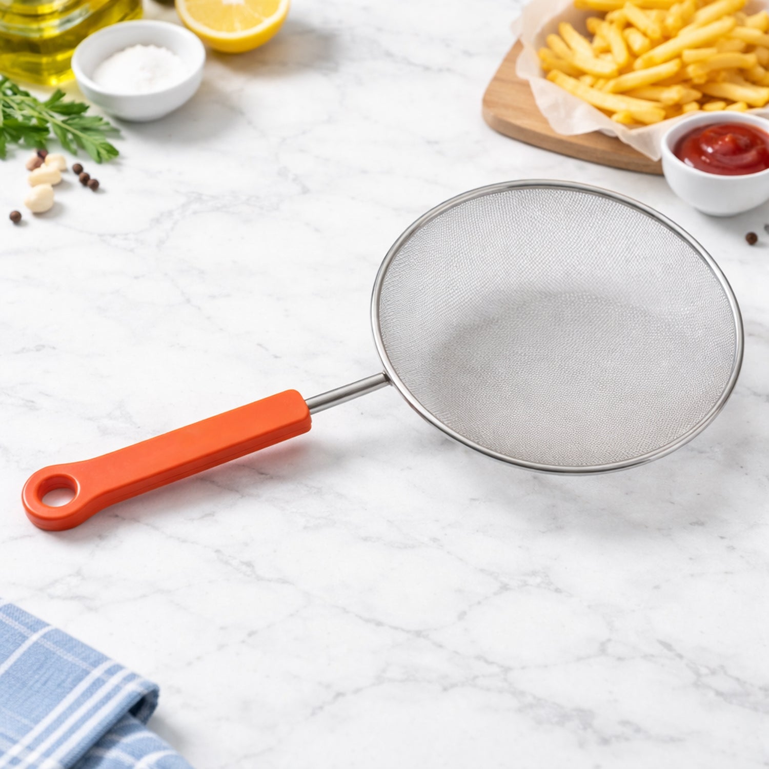B-Grade Small Size Fine Mesh Kitchen Strainer (1 Pc) – gambitproduct.com