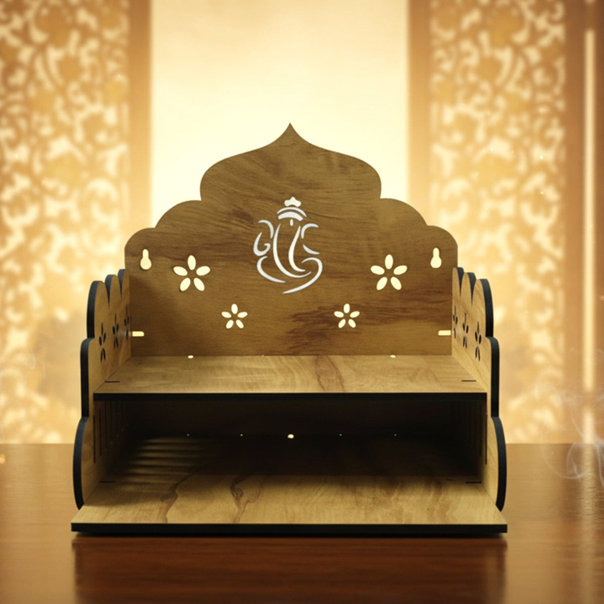 Wooden Temple Style Home Mandir stand for Pooja – gambitproduct.com