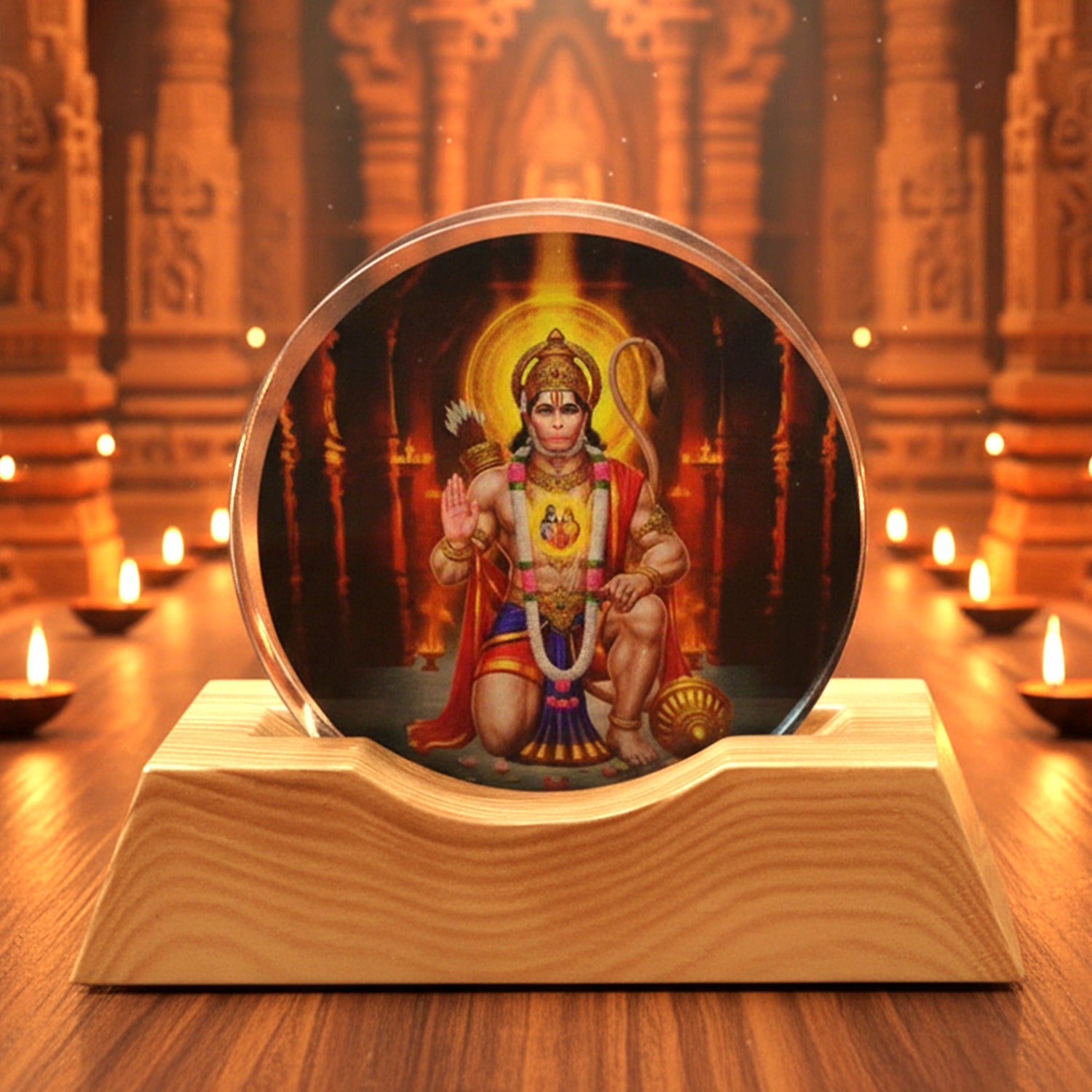 3D Creative Hanuman Ji Acrylic LED Night Lamp (1 Pc) – gambitproduct.com