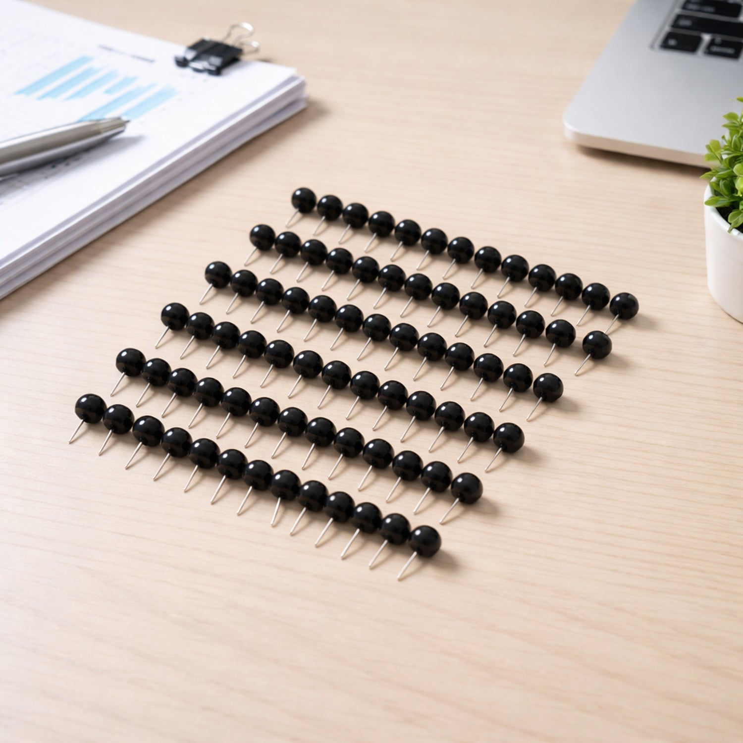 Round Head Push Pins (80 Pc Set) – gambitproduct.com