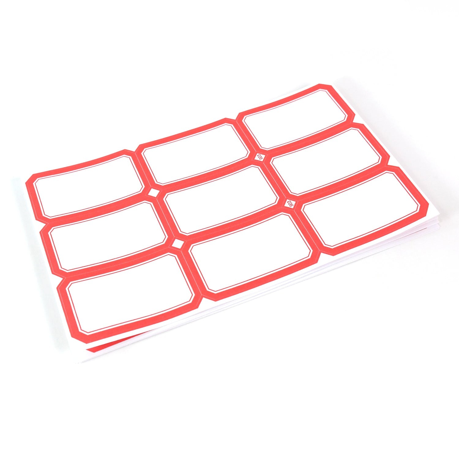 Multipurpose Writable Blank Label Sticker Sheets (1 Sheet ...