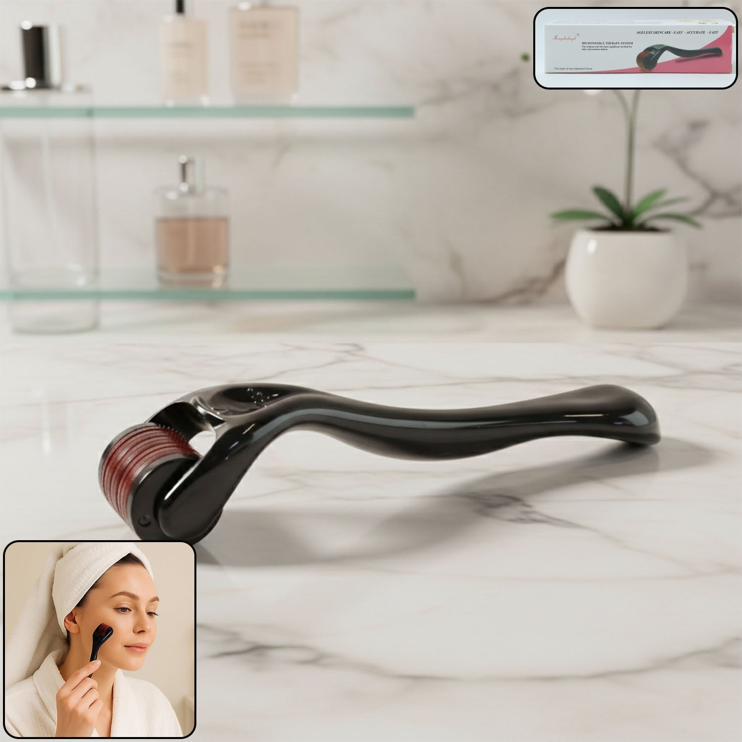 Microneedle Derma Roller for Face (1 Pc, 0.5mm) – gambitproduct.com