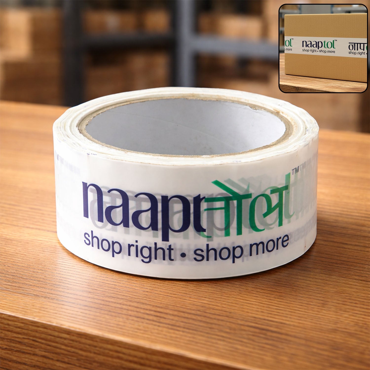Naaptol Printed Heavy Duty Packaging Tape 100x50 mm (1 Pc ...